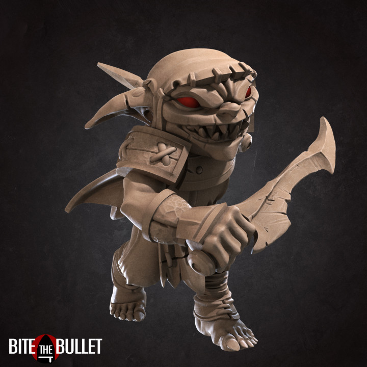 3D Printable Goblin Ranger by Bite the Bullet