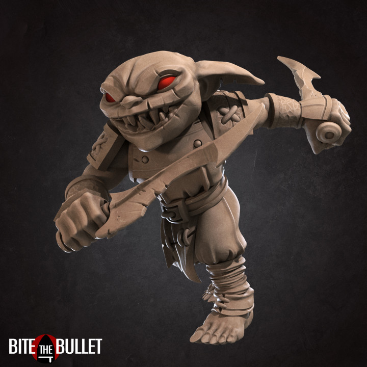 3D Printable Goblin Ranger by Bite the Bullet