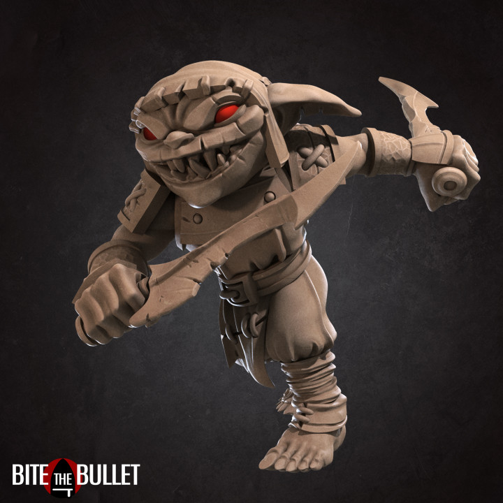 3D Printable Goblin Ranger by Bite the Bullet