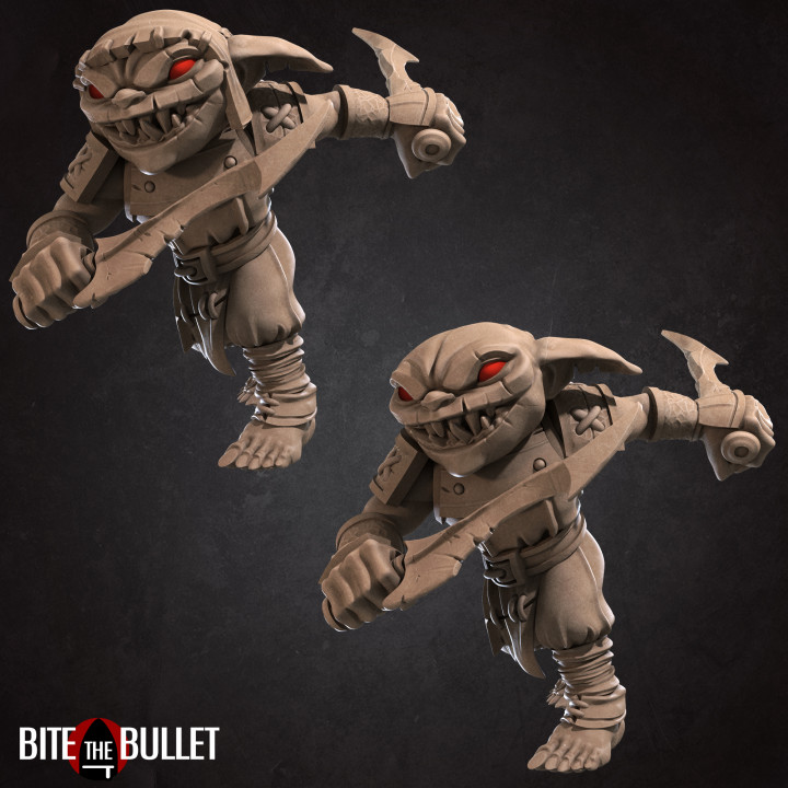 3D Printable Goblin Ranger by Bite the Bullet