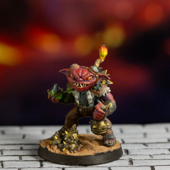 3D Print of Sparky, the Goblin Artificer by AluminiumPanda