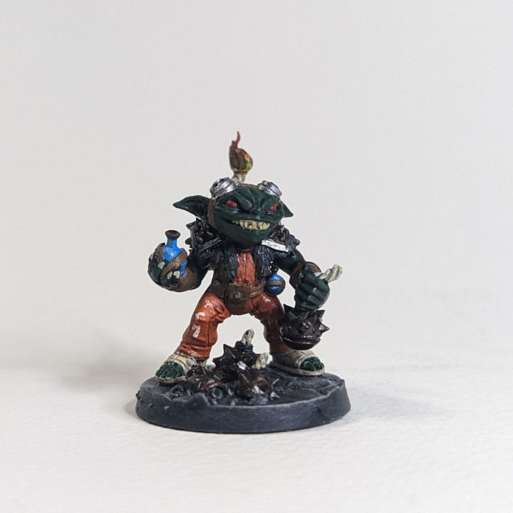 3D Print of Sparky, the Goblin Artificer by MrVisterMinis