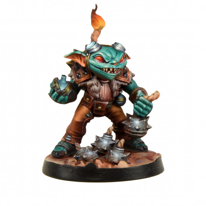 3D Printable Sparky, the Goblin Artificer by Bite the Bullet