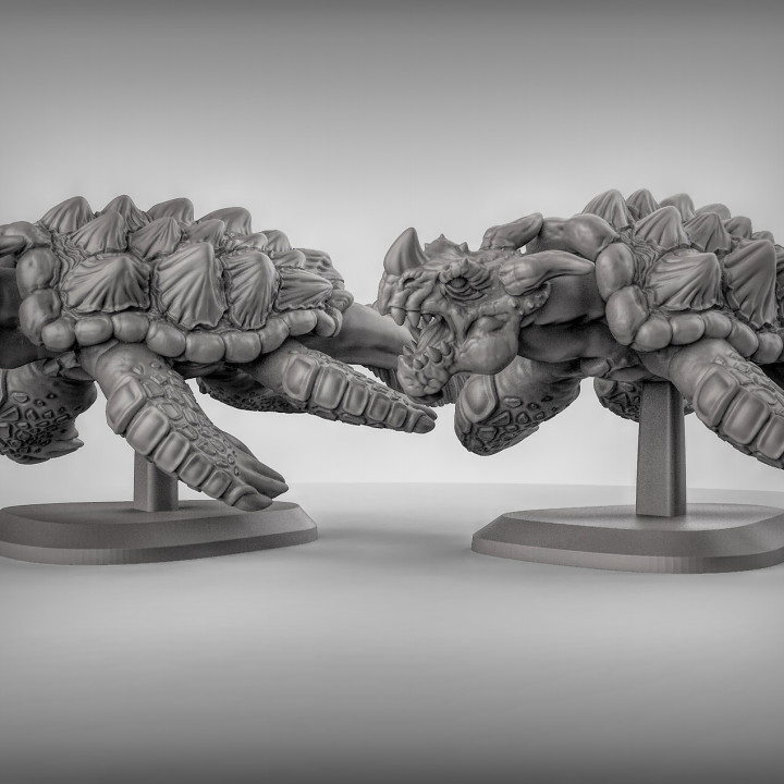 3D Printable Dragon Turtles by Duncan Shadow
