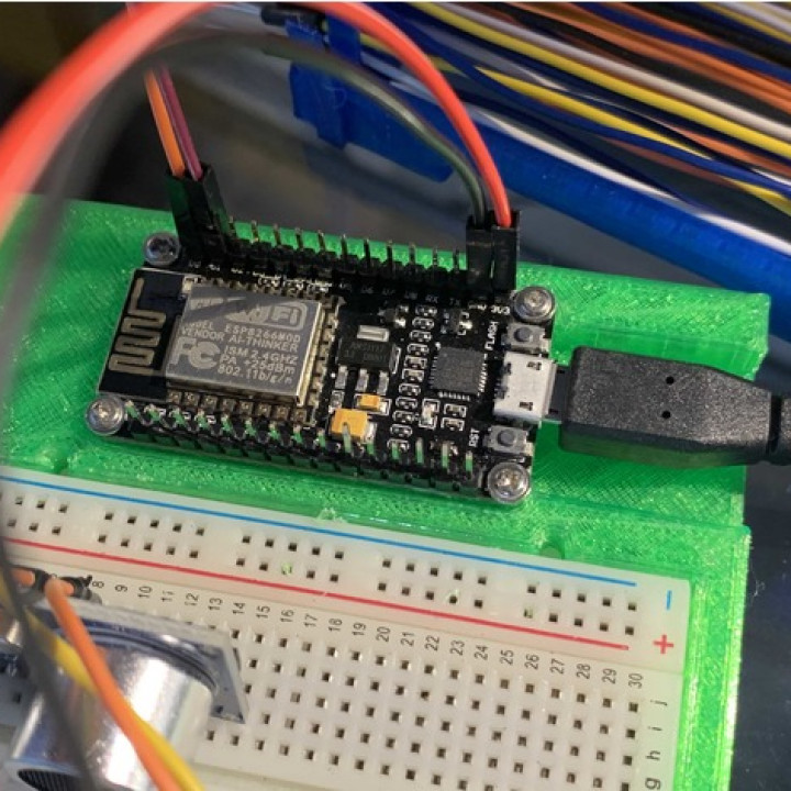 3D Printable ESP NodeMCU / D1 Mini - Breadboard Mount for Home ...