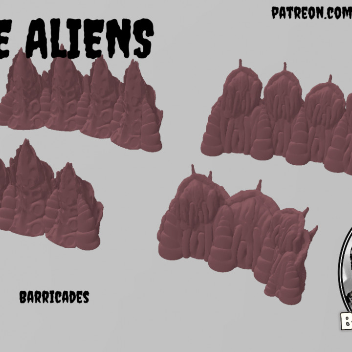 3D Printable Hive Alien - Death Pools, Tentacle Towers, and Barricades ...