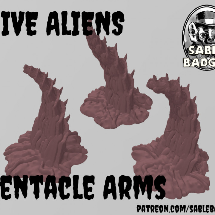 3D Printable Hive Alien - Death Pools, Tentacle Towers, and Barricades ...