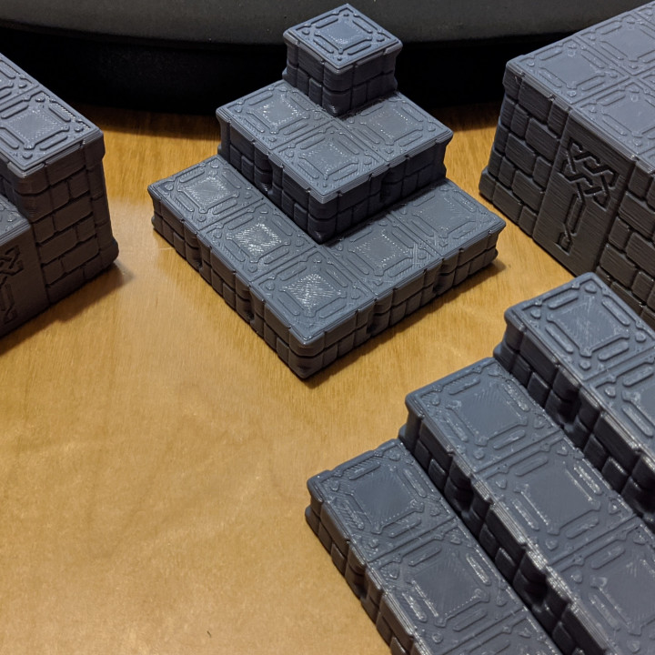 3D Printable Understone Stackers Terrain and Scatter by brander roullett