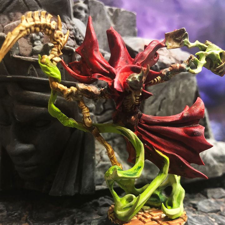 3D Print of Skulkator the Lich - Oldburg Fallen Ones Hero by JordanPeacock