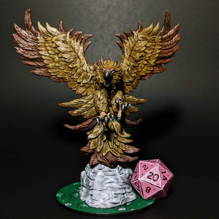 3D Print of High Elf hawk support ready by Paintingmyth