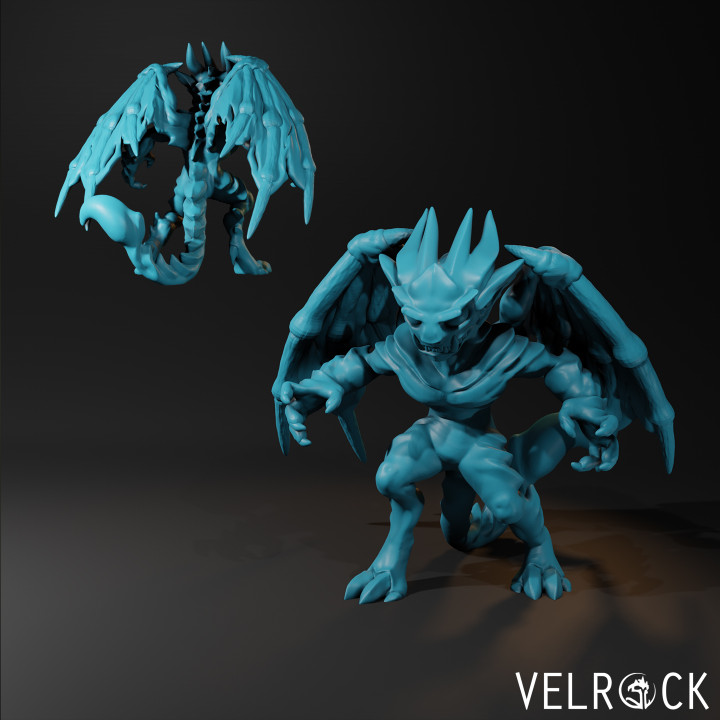 3D Printable Imp (PRESUPPORTED) by Velrock Art Miniatures