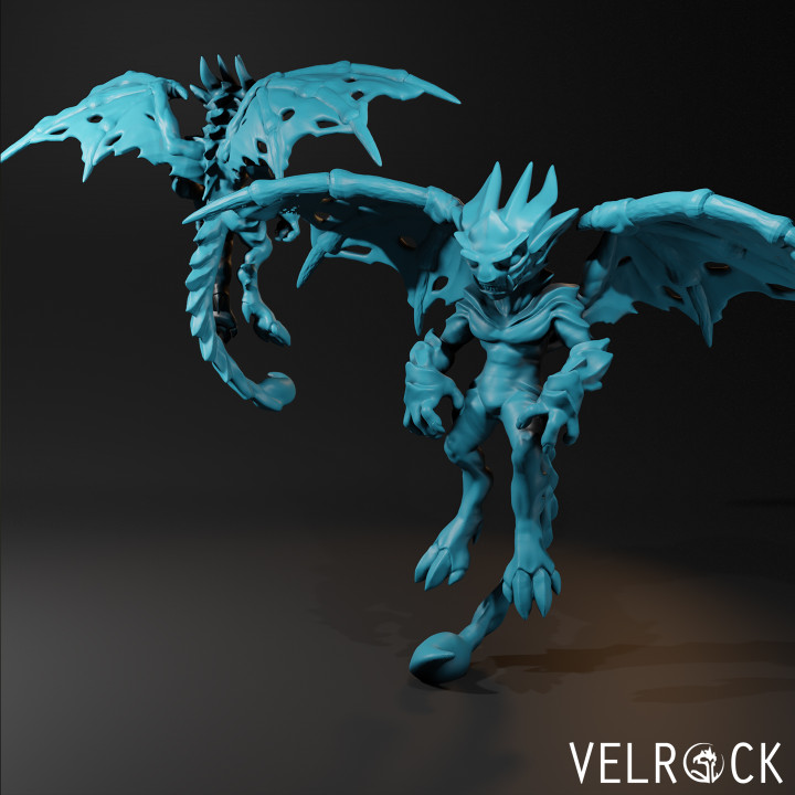 3D Printable Imp (PRESUPPORTED) by Velrock Art Miniatures