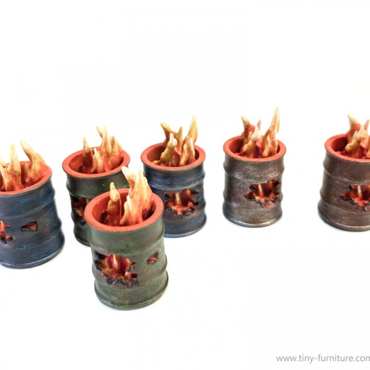 3D Printable Metal barrels by Tiny Furniture