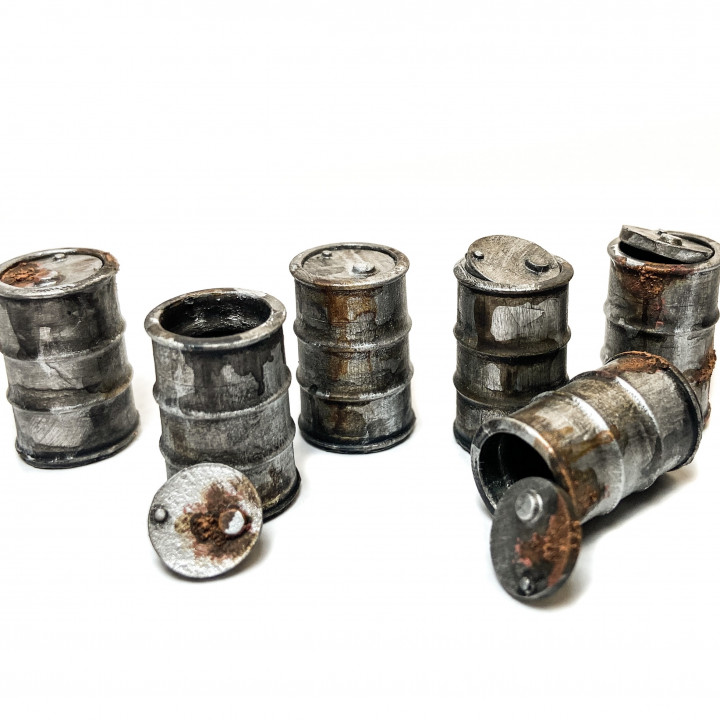 3D Printable Metal barrels by Tiny Furniture