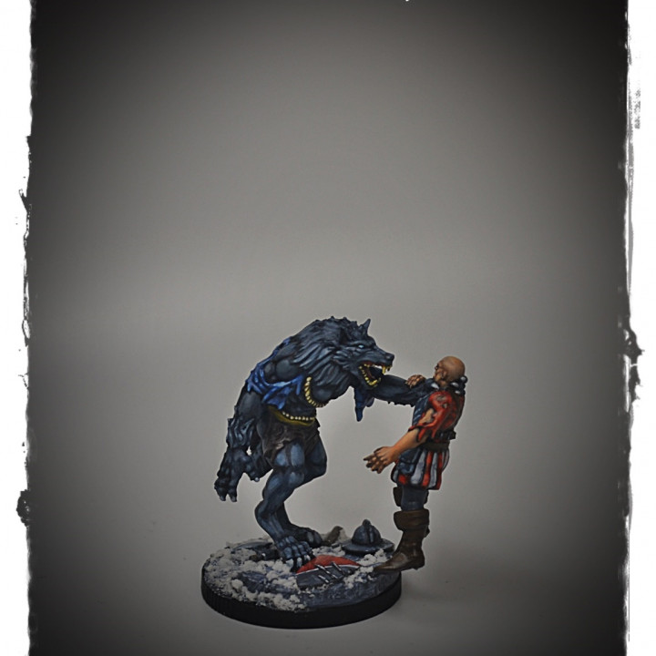 3D Print of Werewolves Unit - Highlands Miniatures by Noble Art ...