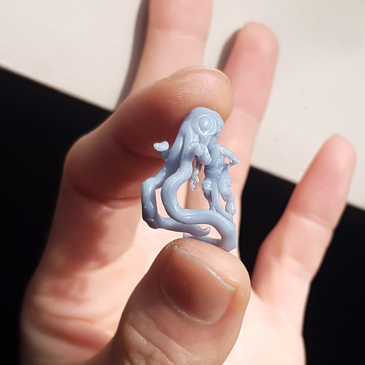 3D Printable Gnome squidling (supported) by Cursed Forge Miniatures