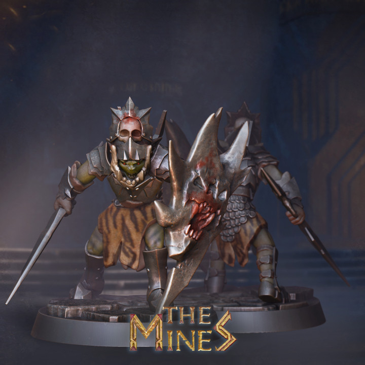 3D Printable Crowned Maggot Tabletop Miniature by The Mines