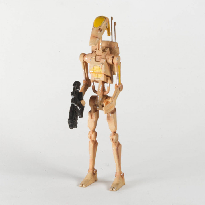 3D Printable Battle droid by Aitor Baltziskueta