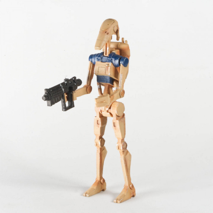 3D Printable Battle droid by Aitor Baltziskueta