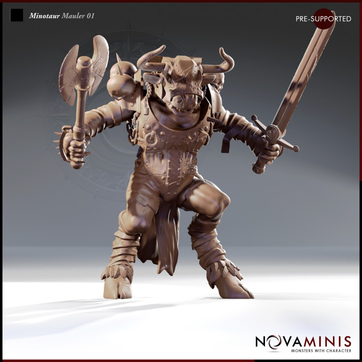 3D Printable The Black Blood Company: Ballista Crew by NovaMinis