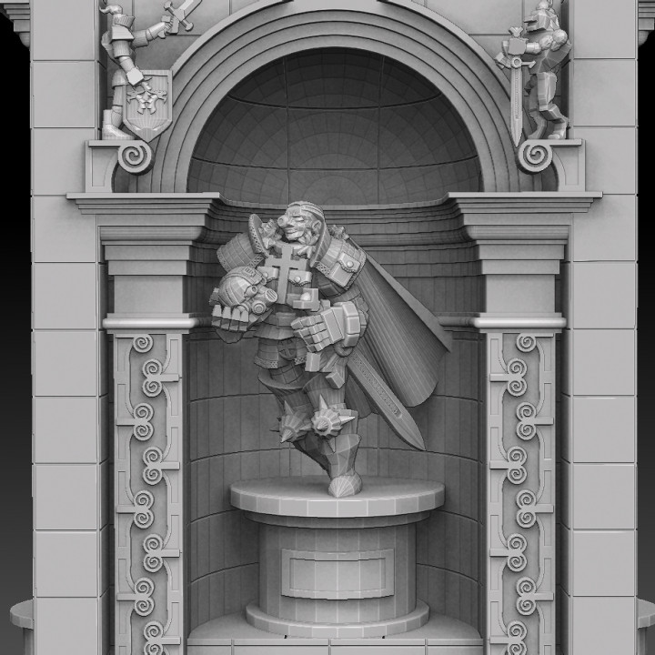 3D Printable Miniature Display Case by Sharedog Miniatures