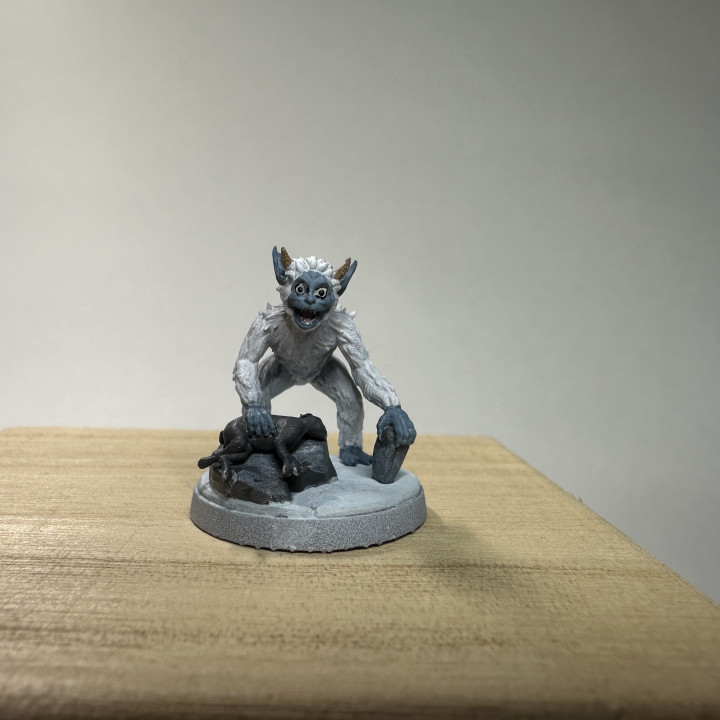 3D Print of Icewind Yeti tyke (supported) by wyattwebb