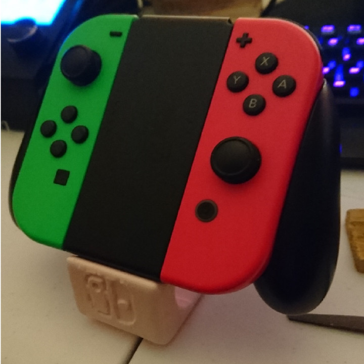 3D Printable Nintendo Switch Controller Stand by Finley Clarry
