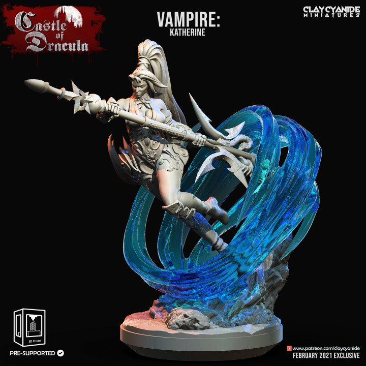3D Printable Vampires by Clay Cyanide Miniatures