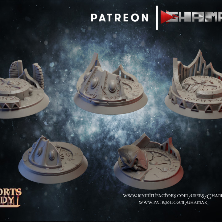3D Printable High Elf Bases by Ghamak