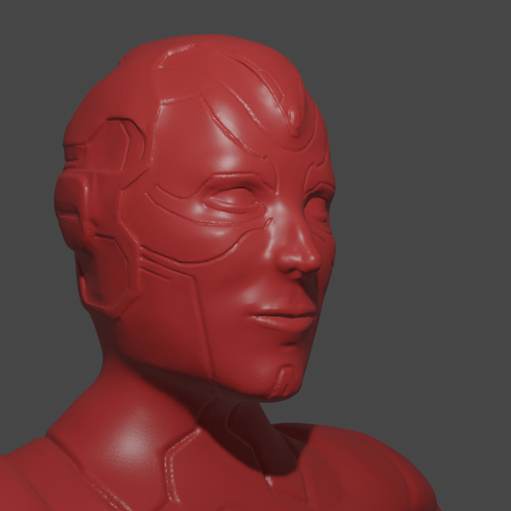 3D Printable Vision Bust by Ben
