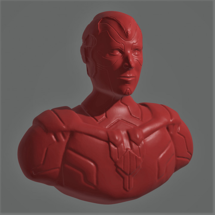 3D Printable Vision Bust by Ben