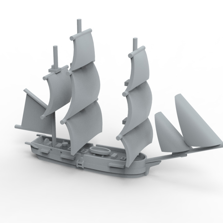 3D Printable HMS Terror 1803 by Saturnalia STUDIOS