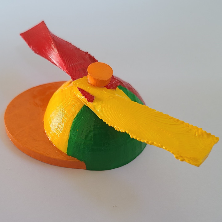 3D Printable Propeller Hat by Andrew Goldberg