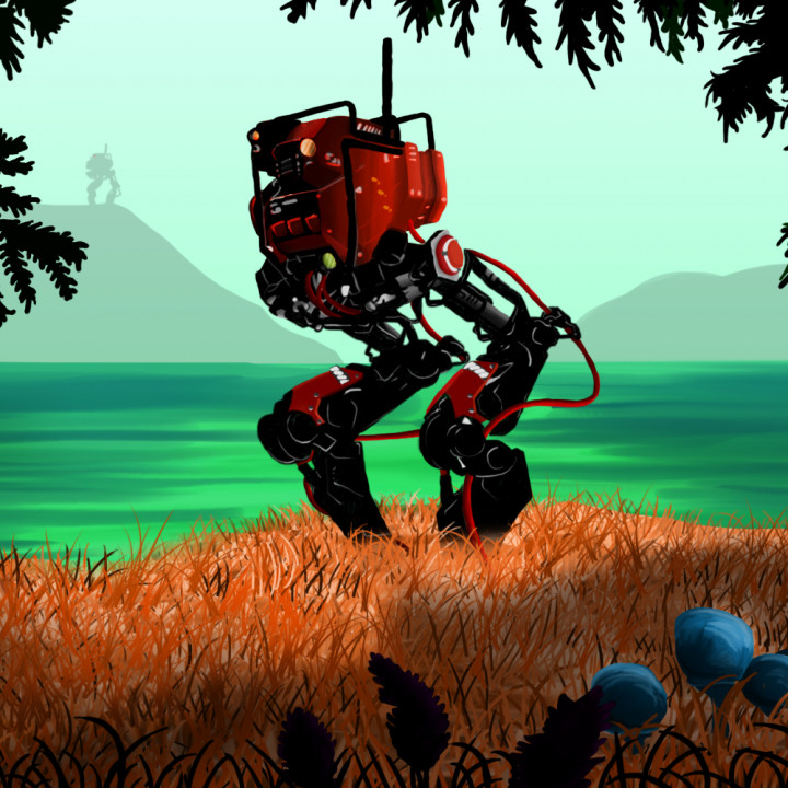 3D Printable No Man's Sky Sentinel Force by Sam