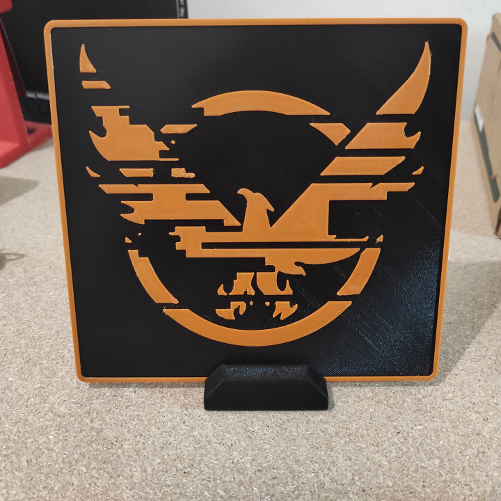 3D Printable The Division Sign_Glitched by kikast3r