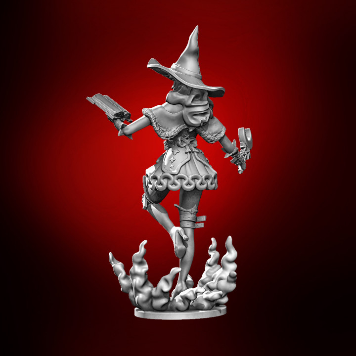 3D Printable Mage, Bard, Vampire and Witch 110 mm Bundle by ...