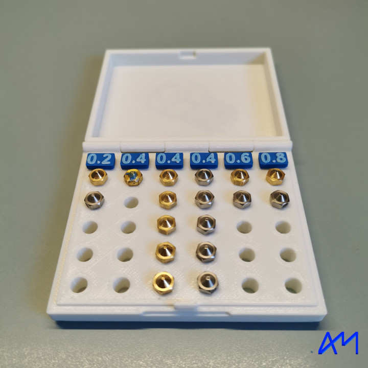 3D Printable Nozzle box by Andrea Montalti