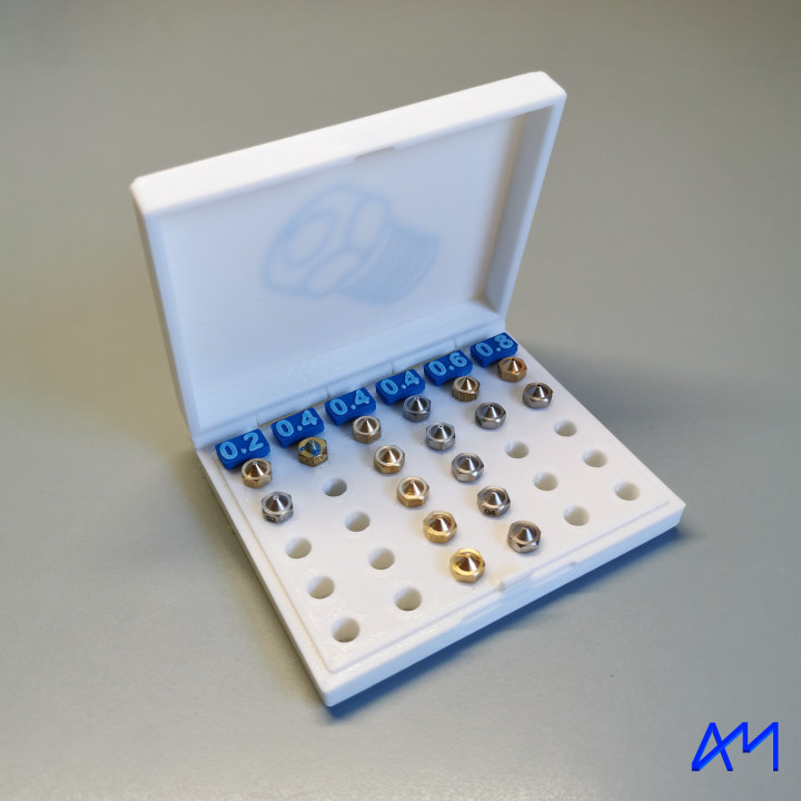 3D Printable Nozzle box by Andrea Montalti