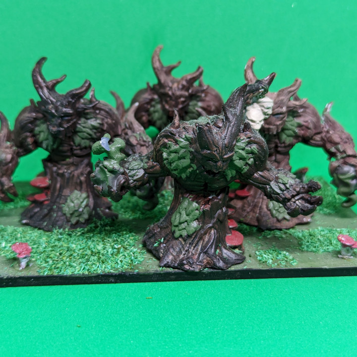 3D Print of Wood Elementals by erwik