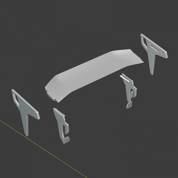 3D Printable WPL D12 RC Complete Bodykit Widebody and WING by black-box ...