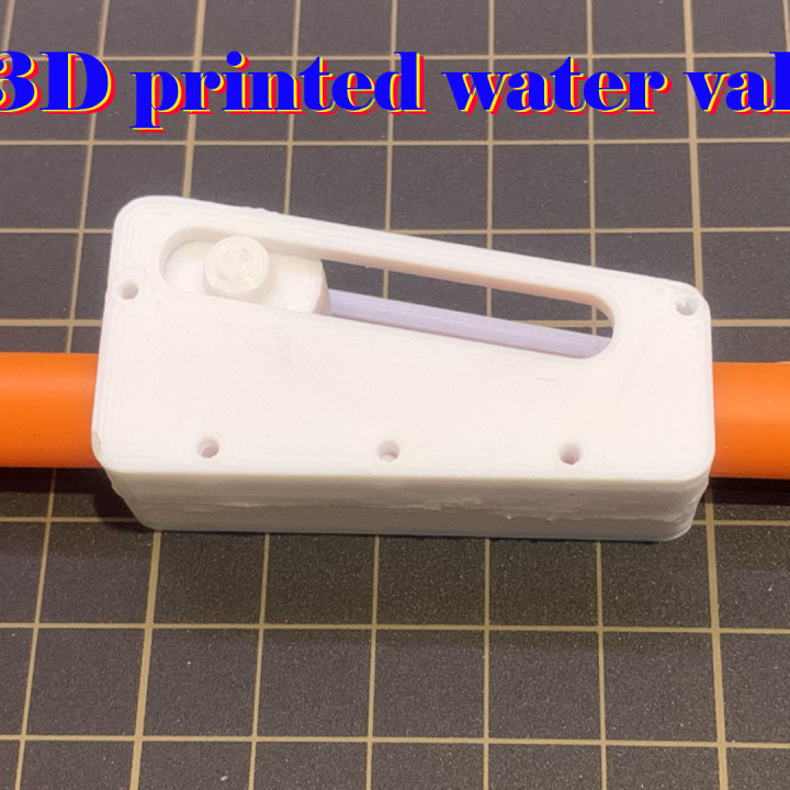 3D Printable water valve by Henry Wang