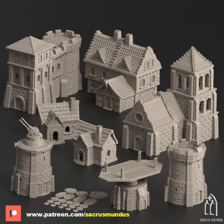 3D Printable Calamurris, The Medieval World. 3d Printing Designs Bundle ...