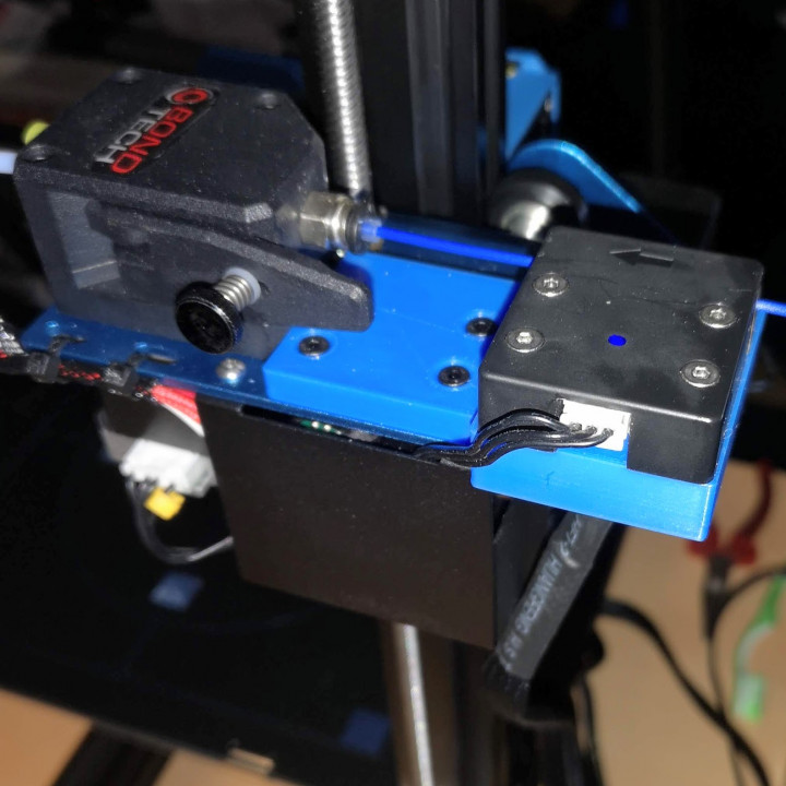 3D Printable Compensation plate for filament sensor by Klaus Barsch