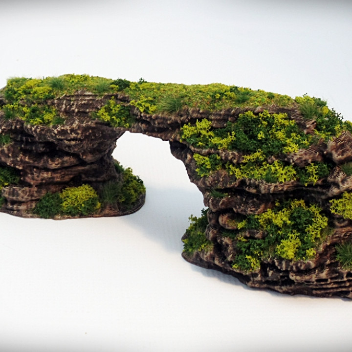 3D Printable Archie: Dynamic Hills Terrain Set by Terrainify