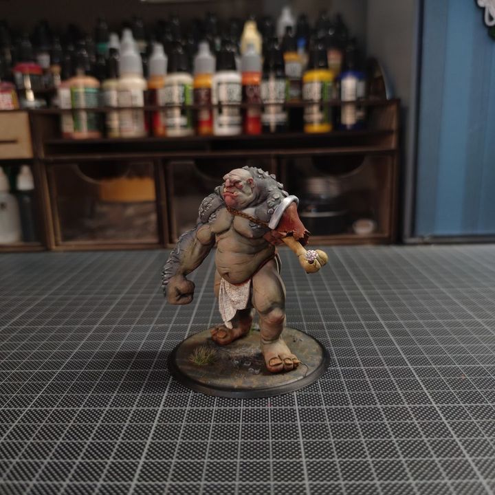 3D Print of Stone Troll (pre-supported) by skilou