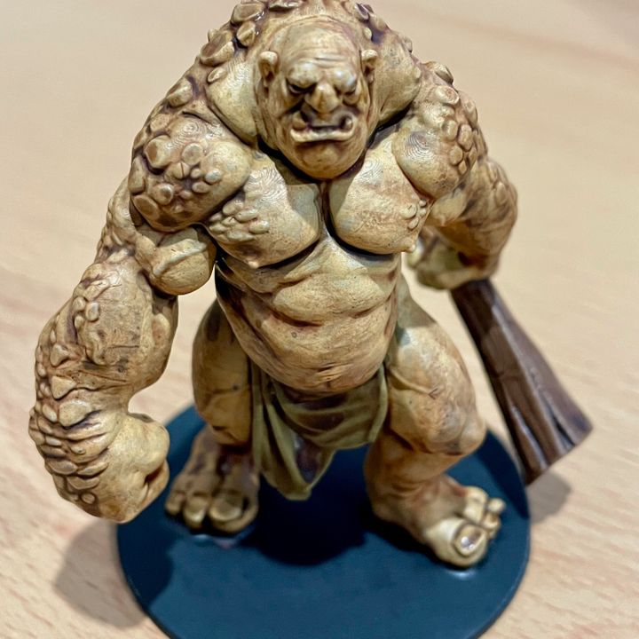3D Print of Stone Troll (pre-supported) by gribbles102