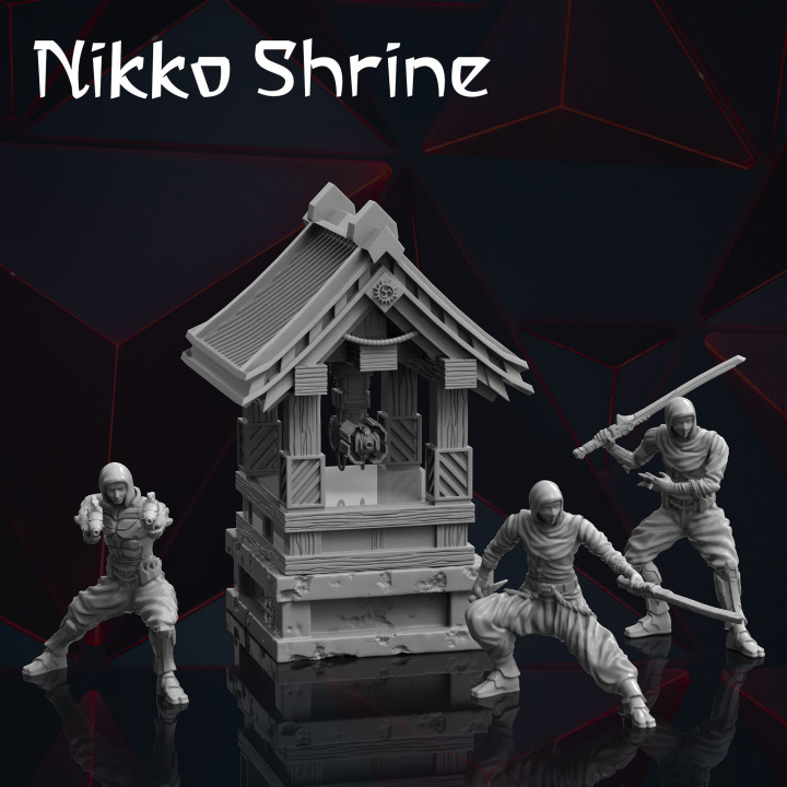 3D Printable Modular Sci-Fi Ninjas - Tekano Corp Collection by Print Minis