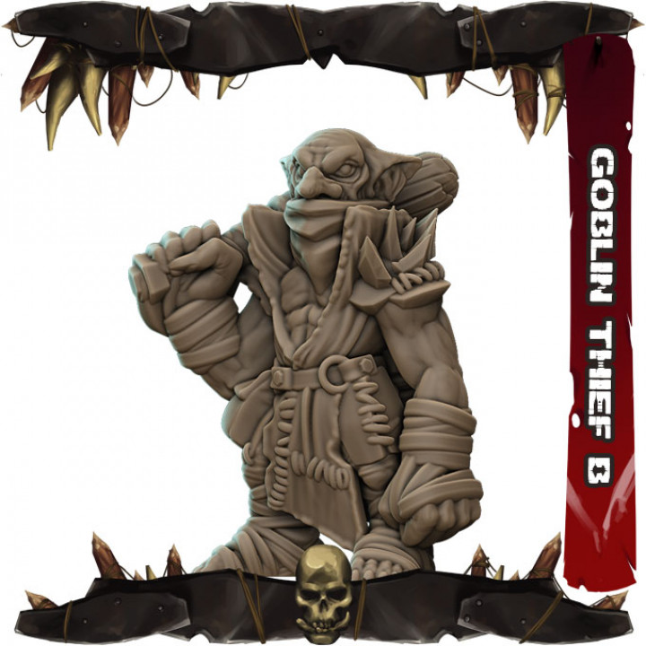 3D Printable Goblin Thief B by RocketPigGames