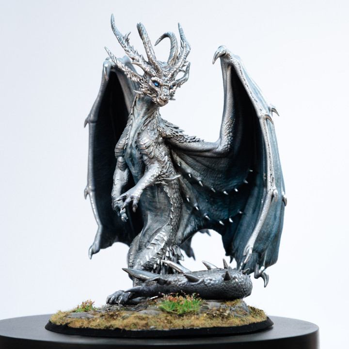3D Print of Glimmer Scale Dragon - Presupported by harrymustoeplayfair