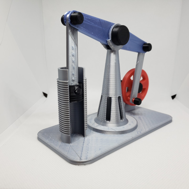 3D Printable Beam Engine by Jake Warner